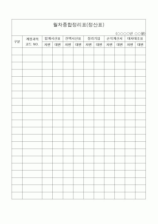 서식 미리보기