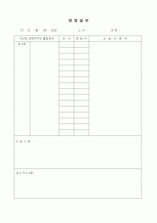 서식 미리보기