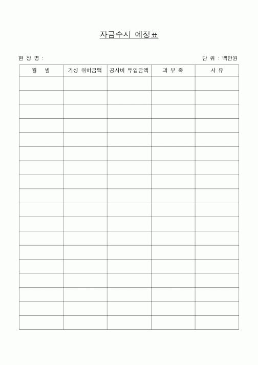 서식 미리보기