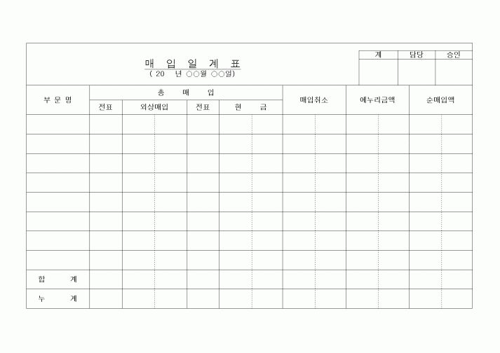 서식 미리보기