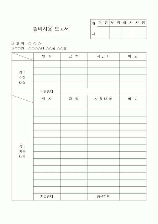 서식 미리보기