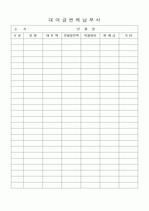 서식 미리보기