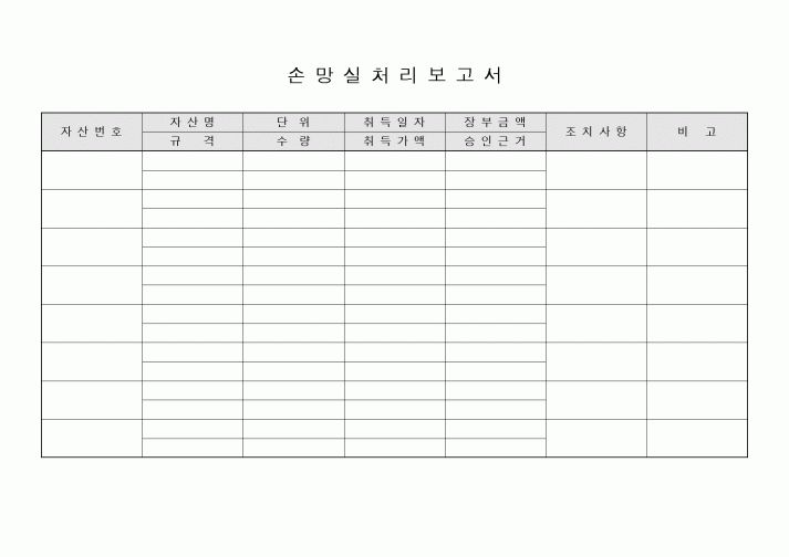 서식 미리보기