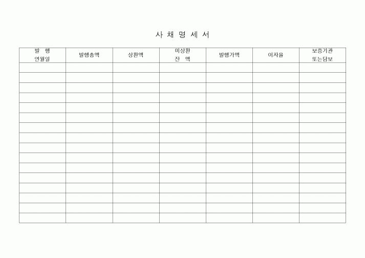 서식 미리보기