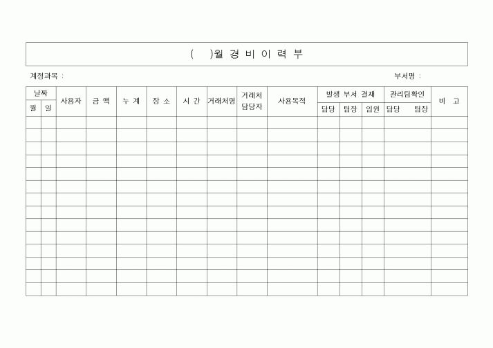 서식 미리보기