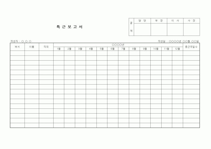 서식 미리보기
