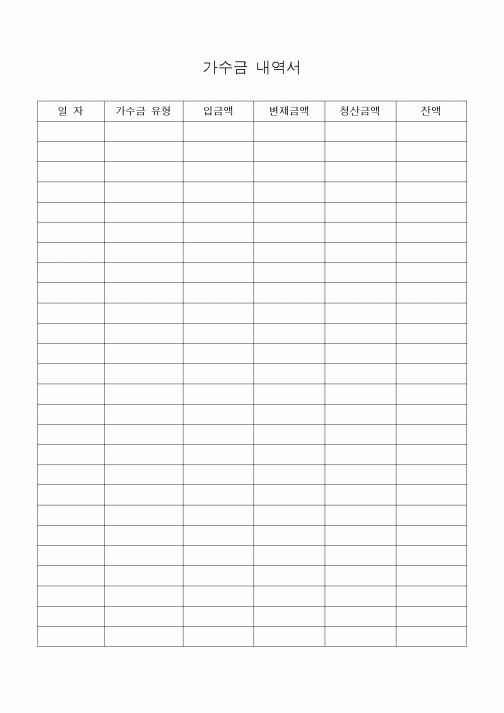 서식 미리보기