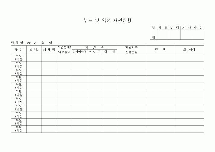 서식 미리보기