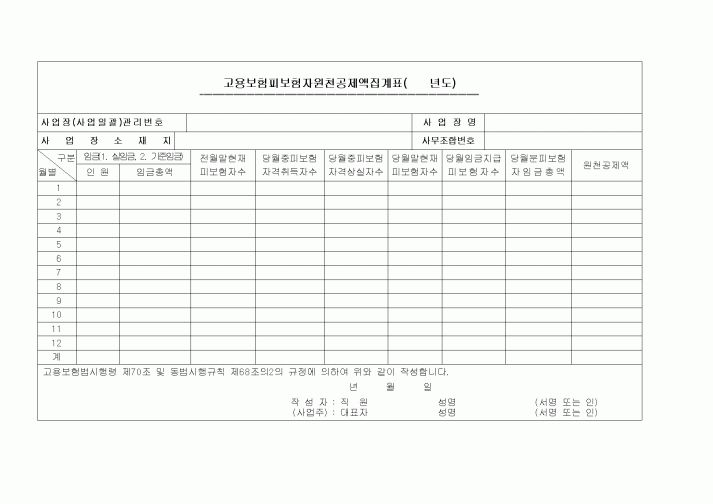 서식 미리보기