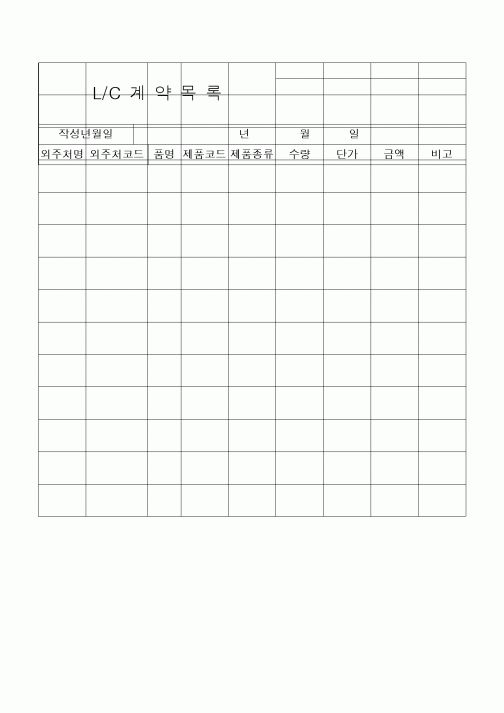 서식 미리보기