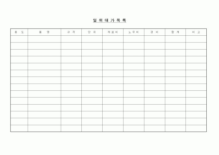 서식 미리보기