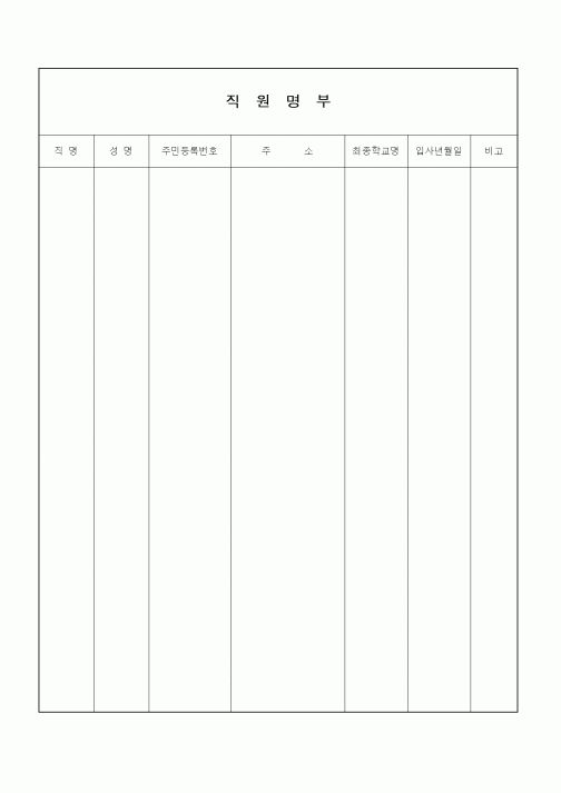 서식 미리보기