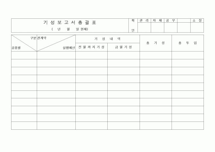 서식 미리보기