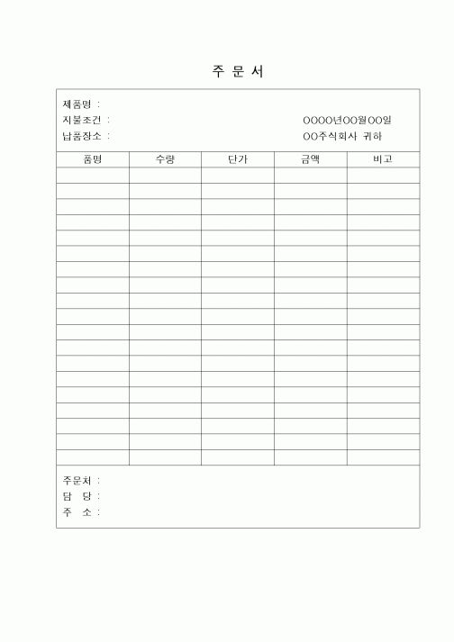 서식 미리보기