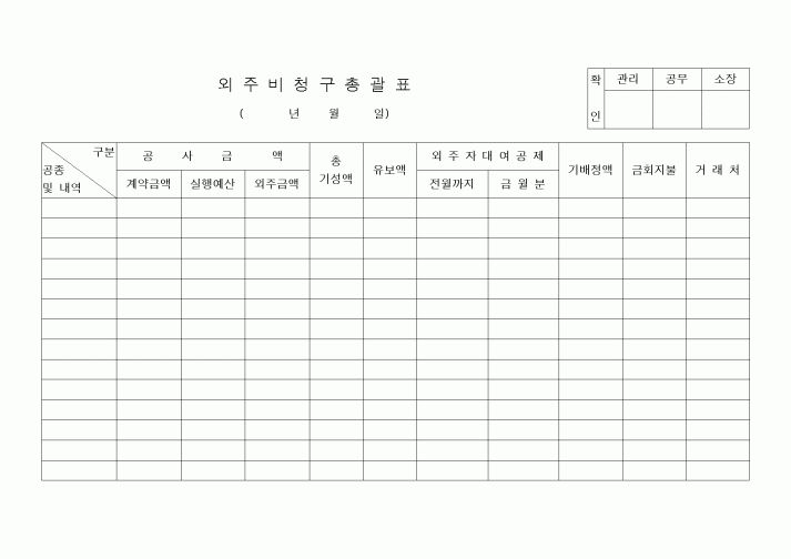 서식 미리보기