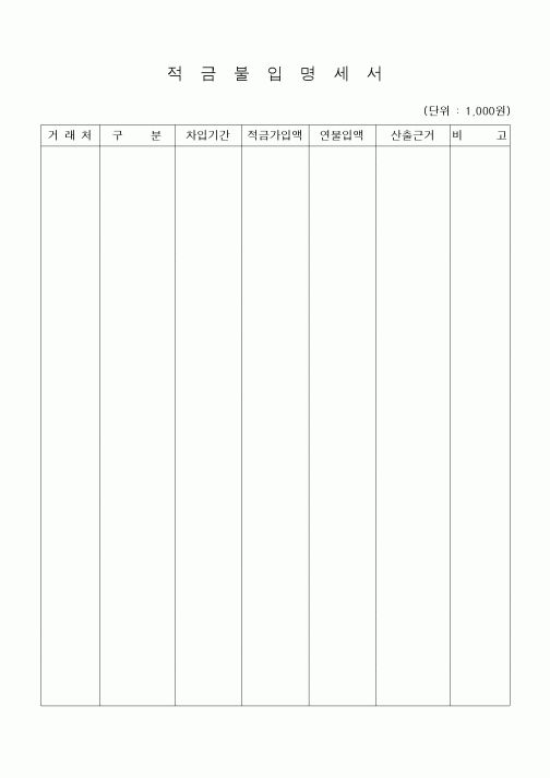 서식 미리보기