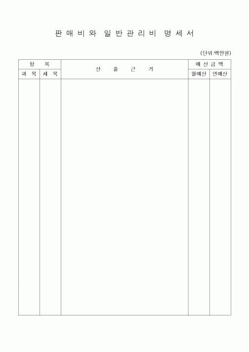 서식 미리보기