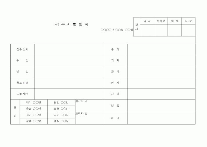 서식 미리보기