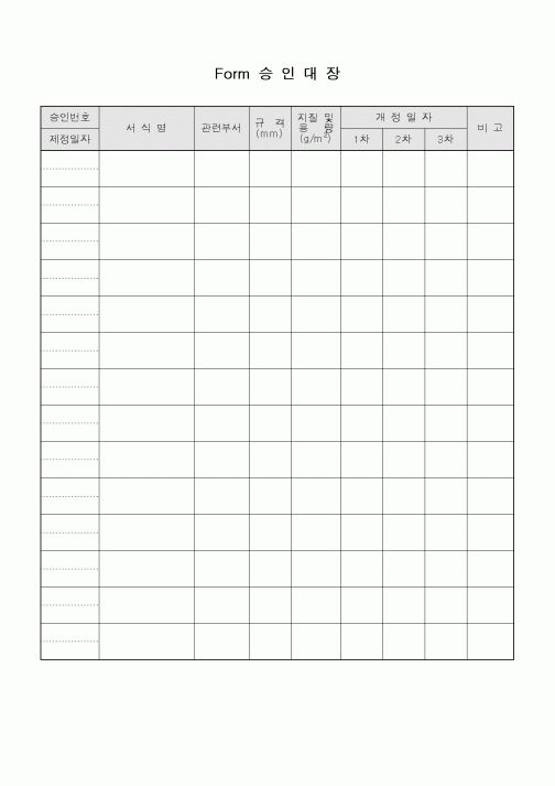 서식 미리보기