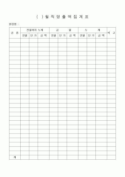 서식 미리보기