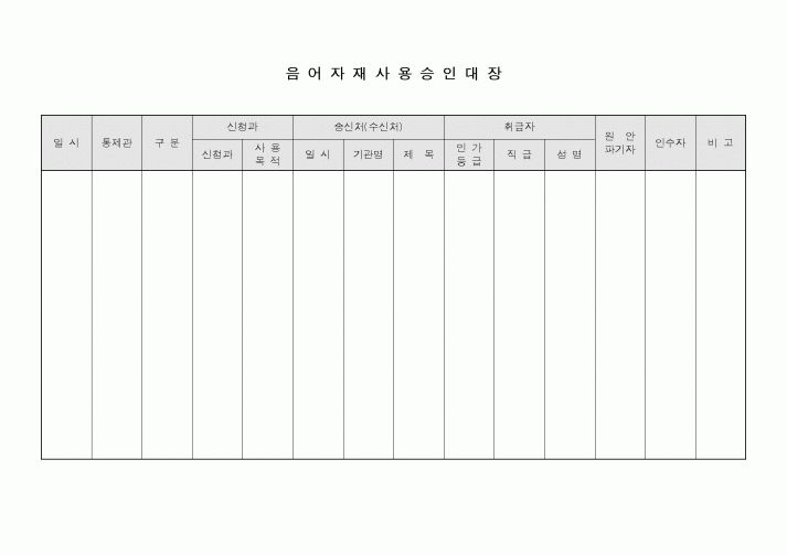 서식 미리보기