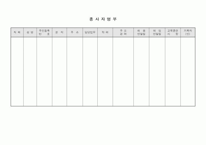 서식 미리보기