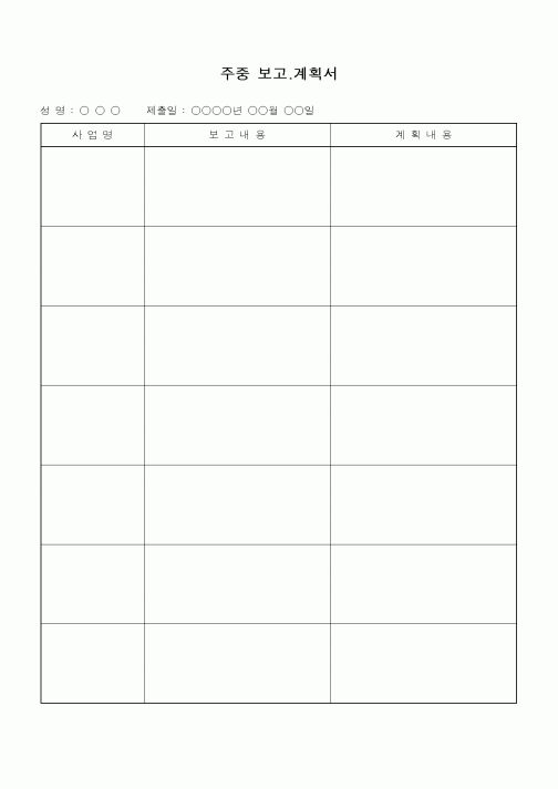 서식 미리보기