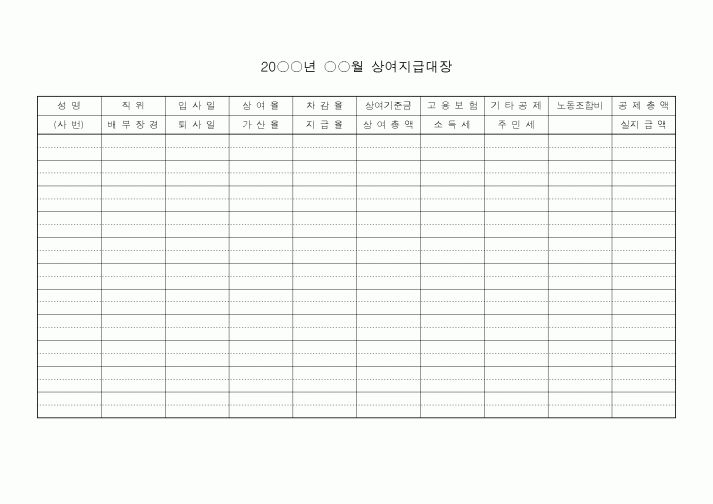 서식 미리보기