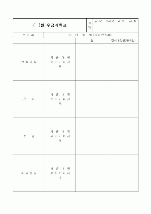 서식 미리보기