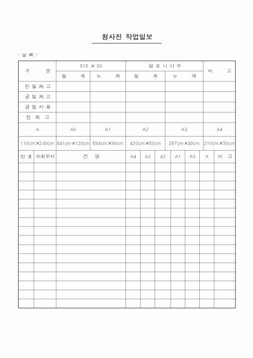 서식 미리보기