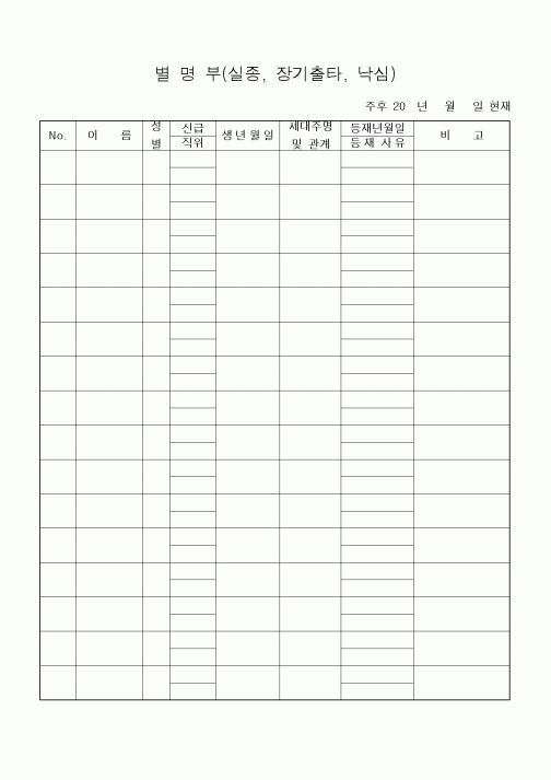 서식 미리보기