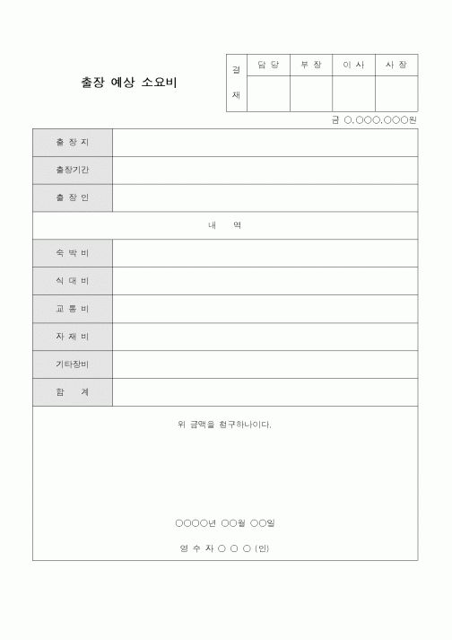 서식 미리보기