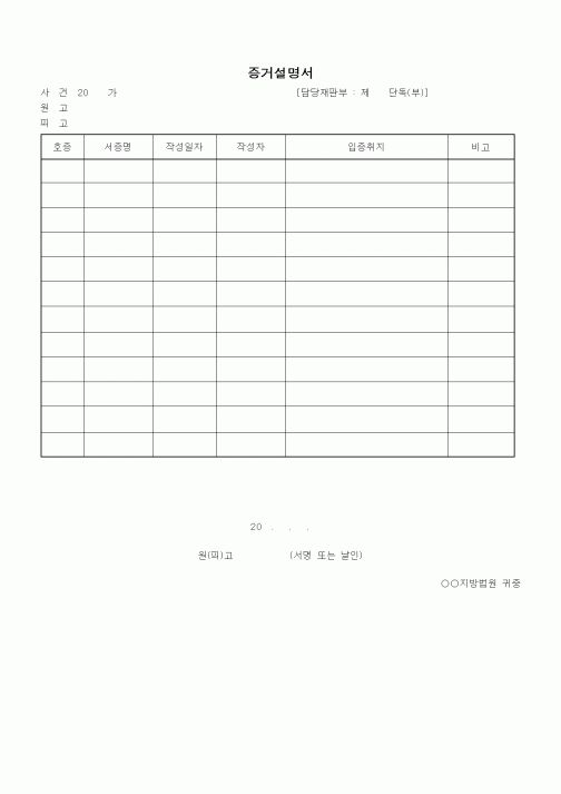 서식 미리보기