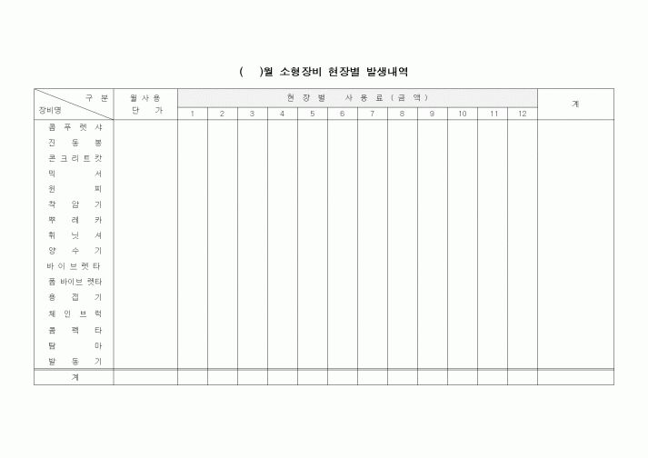 서식 미리보기