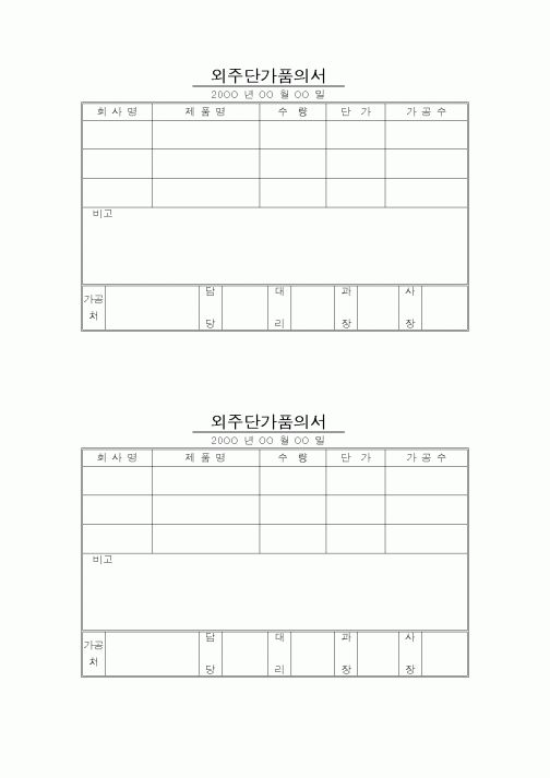 서식 미리보기