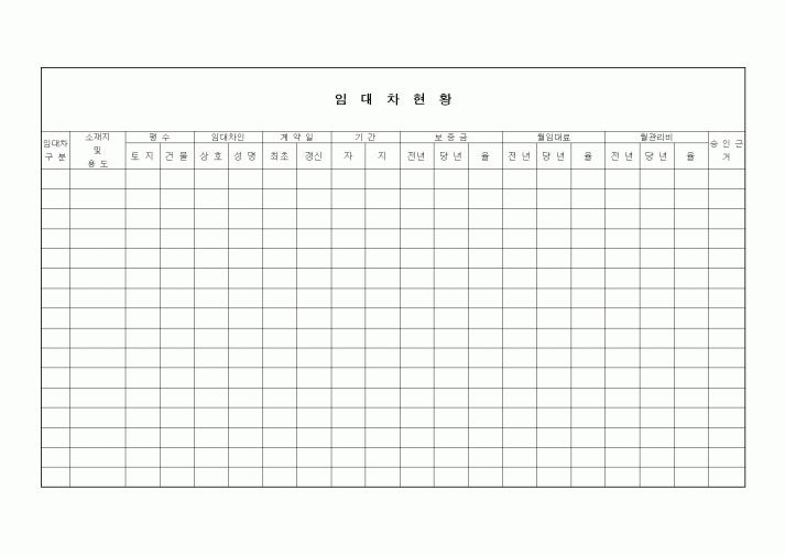 서식 미리보기