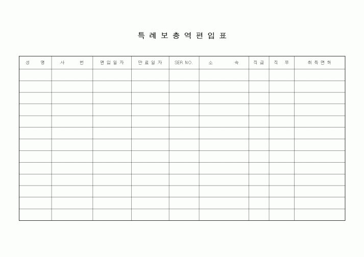서식 미리보기