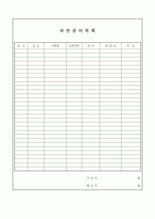 서식 미리보기
