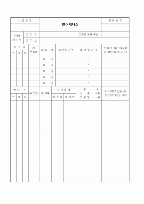서식 미리보기