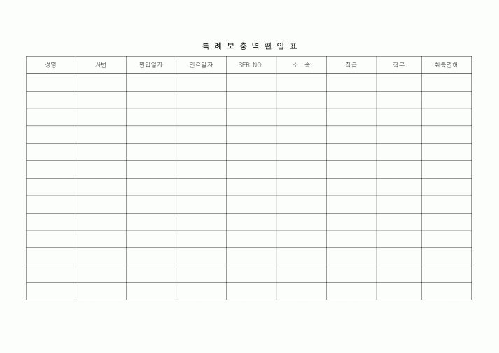 서식 미리보기