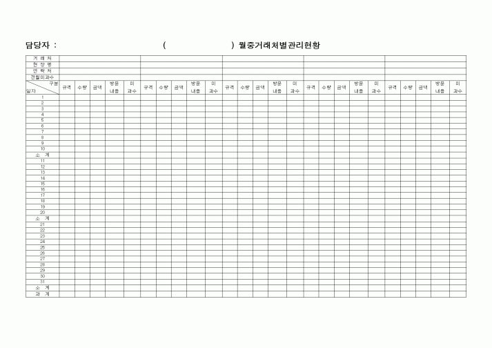 서식 미리보기