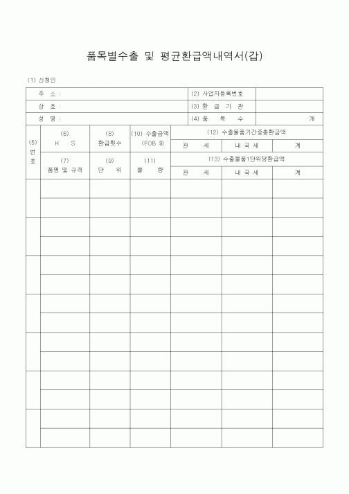 서식 미리보기