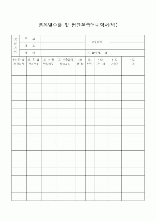 서식 미리보기