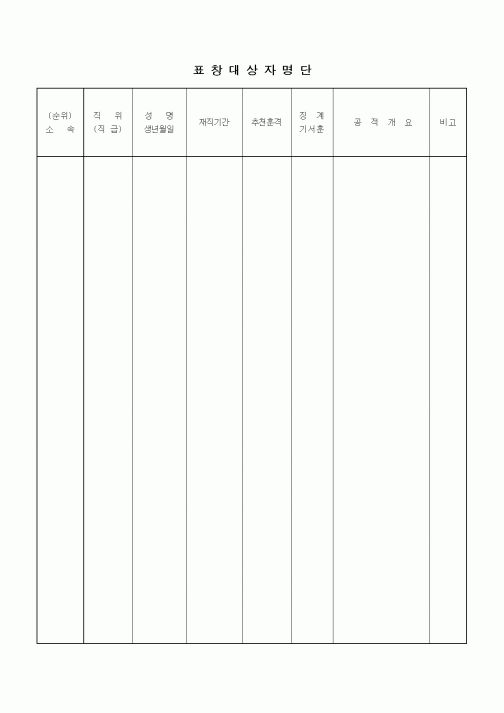 서식 미리보기