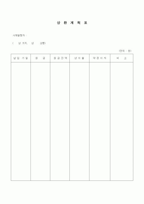 서식 미리보기