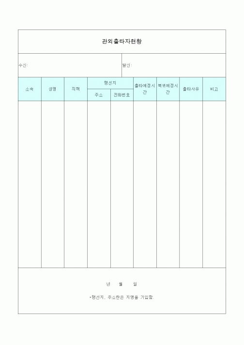 서식 미리보기