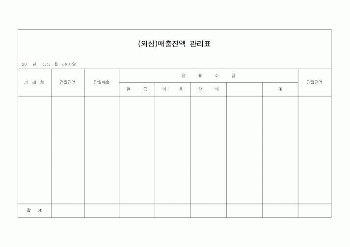 서식 미리보기