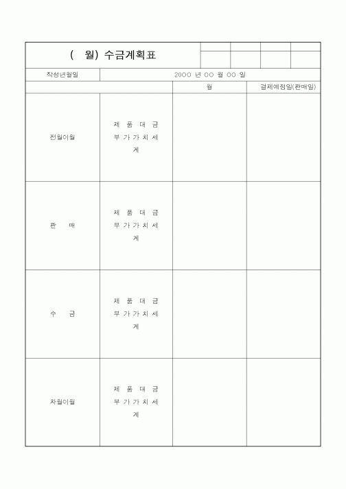 서식 미리보기