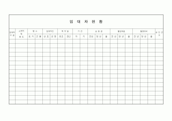 서식 미리보기