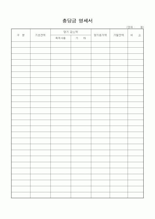 서식 미리보기